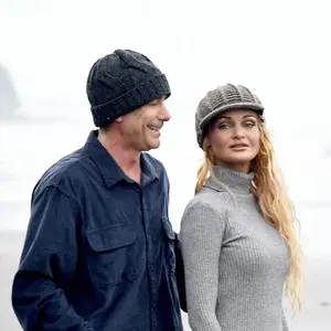 NIRVANNA DESIGNS Hand Knit Wool Cable Beanie
