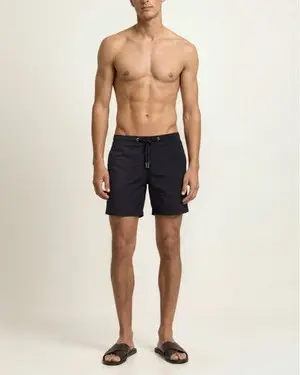 Orlebar Brown Bulldog Drawcord Seersucker Swim Shorts - Night Iris
