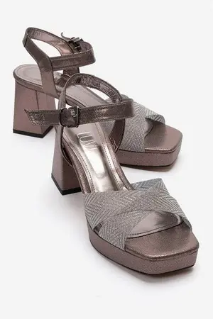 Prologue Shoes Textured Sandals For Women
