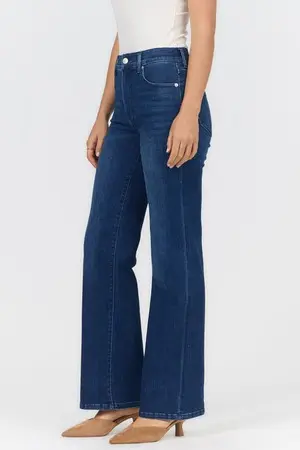 DEAR JOHN Margot Mid Rise Straight Leg Jeans