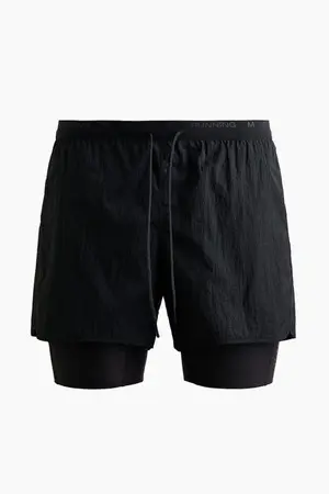 H&M Lightweight 2-in-1 Running Shorts With Drymove