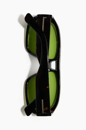 H&M Tortoiseshell Aviator Sunglasses With Polarized Lenses
