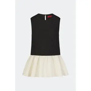 SIMONMILLER Iris Moiré Top - Black/bone