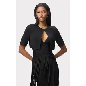 Herve Leger The Marie Bolero - Black