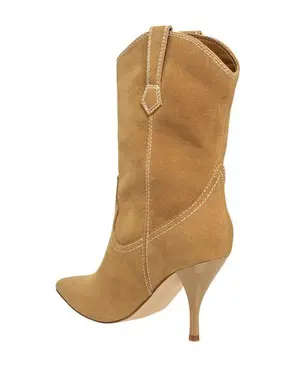 True Religion Embroidered Mid-calf Stiletto Boots