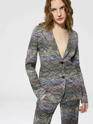 Missoni Viscose Lamé Blazer