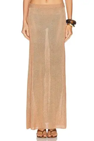 L'academie Sivan Knit Maxi Skirt