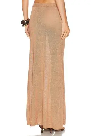 L'academie Sivan Knit Maxi Skirt
