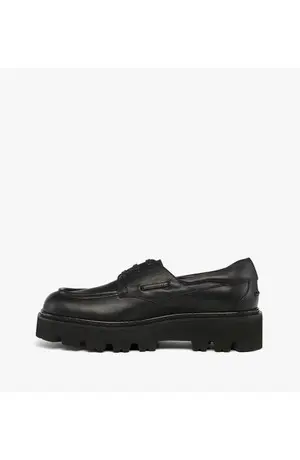Mcm Platform Loafers In Calfskin