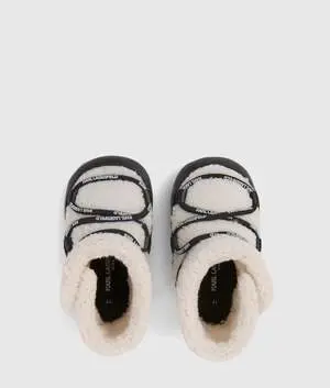 Karl Lagerfeld Faux-shearling Baby Booties