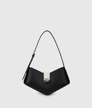 Karl Lagerfeld K/studio Autograph Shoulder Bag - Black/white