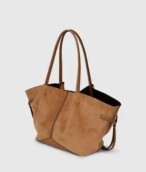 Karl Lagerfeld K/pierced Medium Faux-suede Tote Bag