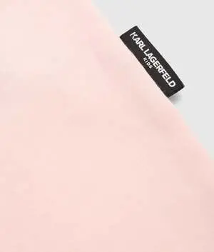 Karl Lagerfeld Baby Ikon Choupette Dress And Leggings Set - White/pink