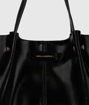 Karl Lagerfeld K/pierced Large Shiny Tote Bag