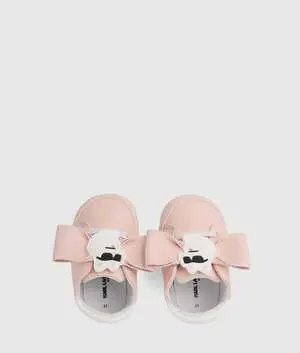 Karl Lagerfeld Baby Ikon Choupette Bow Sneakers
