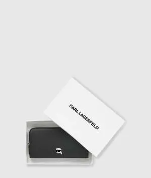 Karl Lagerfeld Ikon Pebble Continental Wallet