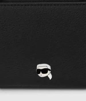 Karl Lagerfeld Ikon Pebble Small Bifold Wallet