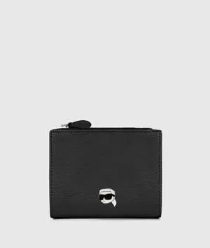 Karl Lagerfeld Ikon Pebble Small Bifold Wallet