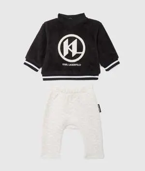 Karl Lagerfeld Baby Sweatshirt And Pants Set
