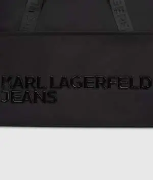 KL JEANS Logo Nylon Gym Bag