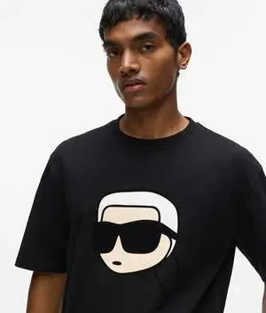 Karl Lagerfeld Ikon Karl Bold Graphic T-shirt