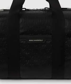 Karl Lagerfeld K/monogram Perforated Weekender Bag