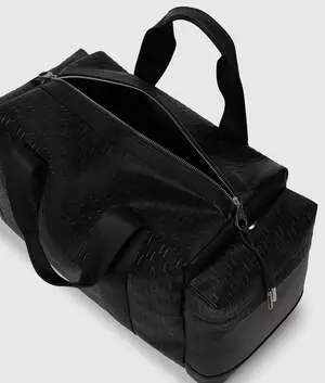 Karl Lagerfeld K/monogram Perforated Weekender Bag