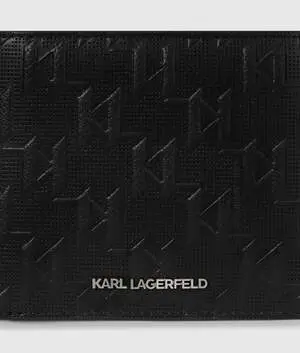 Karl Lagerfeld K/monogram Perforated Wallet