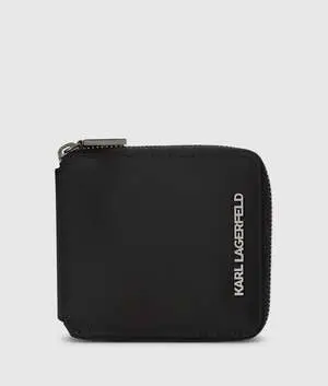Karl Lagerfeld K/nylon Logo Pin Wallet