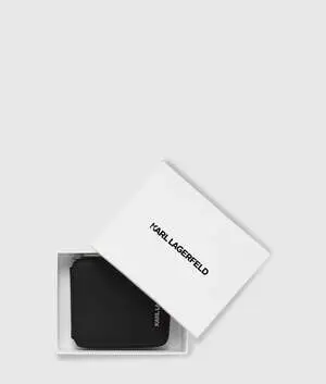 Karl Lagerfeld K/nylon Logo Pin Wallet
