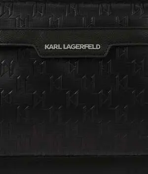 Karl Lagerfeld K/monogram Perforated Backpack