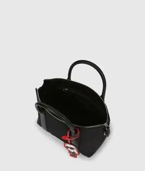 Karl Lagerfeld Nylon Ikon Small Charm Tote Bag