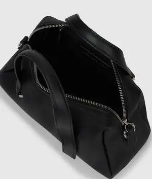 Karl Lagerfeld Ikon Pebble Small Charm Satchel Bag