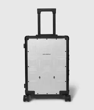 Karl Lagerfeld Rue St-guillaume Metallic Trolley Bag - Silver