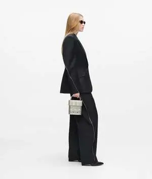 Karl Lagerfeld Rue St-guillaume Metallic Crossbody Bag