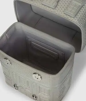 Karl Lagerfeld Rue St-guillaume Metallic Crossbody Bag