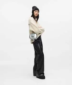 Karl Lagerfeld Ikon Gondola Top Handle Bag - Silver