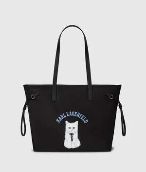 Karl Lagerfeld Ikon Choupette Tote Bag - Black