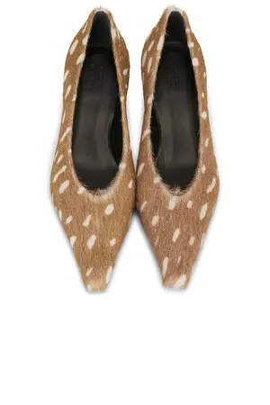 Loulou De Saison Eko Kitten Heel Pump In Brown