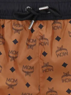 Mcm Visetos Monogram Swim Shorts