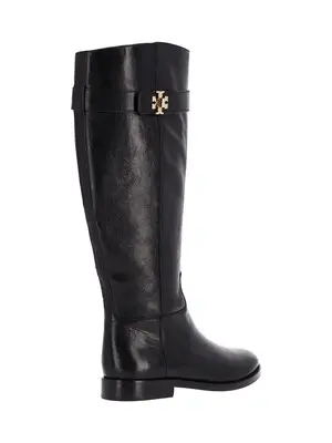 Tory Burch Lock Ridin' Leather Boots