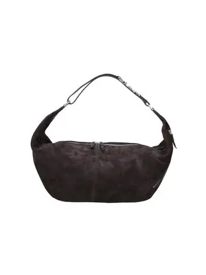 LEMAIRE Large Shoulder Bag "quiver Clip - Brown
