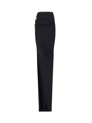 Rick Owens Maxi Cotton Skirt