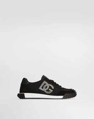 Dolce & Gabbana Dg Athletic Embellished Suede Sneakers