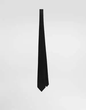 Dolce & Gabbana Twill Tie - Black