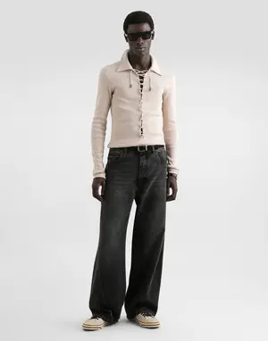 Dolce & Gabbana Oversized Denim Trousers