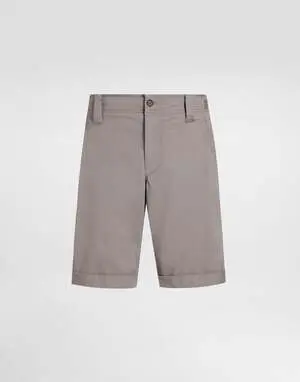 Dolce & Gabbana Cotton Bermuda Shorts - Grey