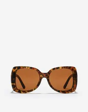 Dolce & Gabbana Havana Leopard Acetate Sunglasses