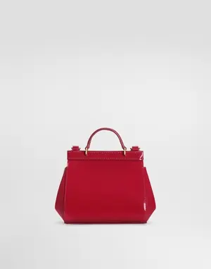 Dolce & Gabbana Sicily Patent Leather Handbag