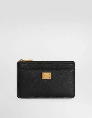 Dolce & Gabbana Calfskin Card Holder - Black